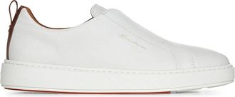Santoni Low-Top Sneaker - SANTONI White Sneakers - Gr. UK_10_5 - in Weiß - für Damen