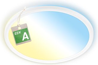 Briloner EEK A LED Panel Effizient mit 11W bei 2400lm, ca. 50.000h Licht, flach, CCT, indirektes Licht, LED Lampe, Deckenleuchte, Wohnzimmerlampe, Deckenlampe,
