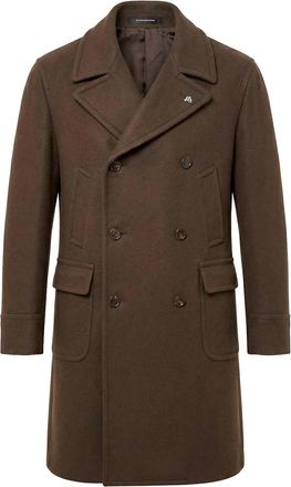 Tagliatore Manteau Au Genou - Marron Fonc&eacute;