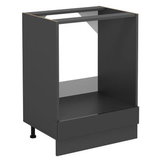 Vicco Meuble pour four R-Line, Anthracite Haute brillance, 60cm sans pt