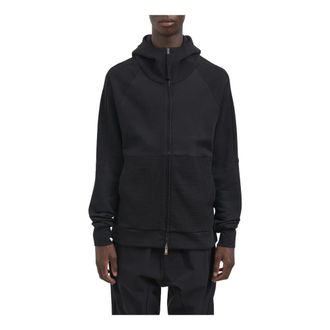 Thom Krom Kapuzenpullover mit Rei&szlig;verschluss - - Sweatshirts & Hoodies - Herren - Schwarzk - XL