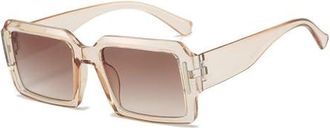 Generic Lunettes De Soleil Décoratives À Monture Carrée For Hommes Et Femmes(Clear)