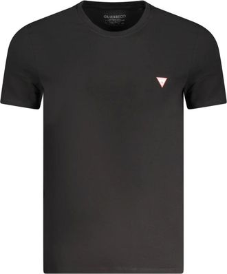 Guess Homme, Tops, Noir, Taille: XS Short Sleeve T-Shirt