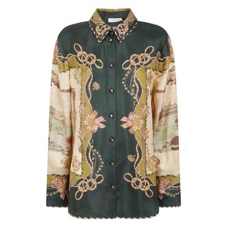Zimmermann Damen, Blusen & Hemden, Mehrfarbig, XSGr&ouml;&szlig;e