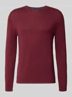 Christian Berg Strickpullover aus Baumwolle mit Rundhalsausschnitt