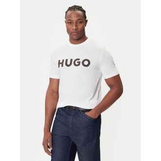 HUGO BOSS T-Shirt Dulivio 50542737 Wei&szlig; Regular Fit