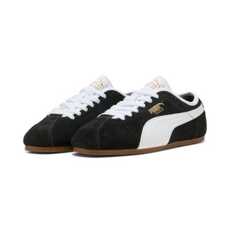 Pony Puma Tackle Wildleder Damen Schwarz Sneakers