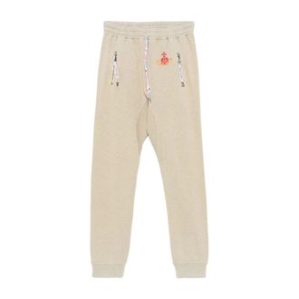 Vivienne Westwood Elastische Hosen mit Tunnelzug und Taschen - - Trousers - Herren - Beige - XS