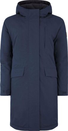 ELKLINE Damen Winterparka Berlin | Oversized Wintermantel halblang | wasserdicht warm | gro&szlig;e Taschen 2019067, Gr&ouml;&szlig;e:44, Farbe:darkblue