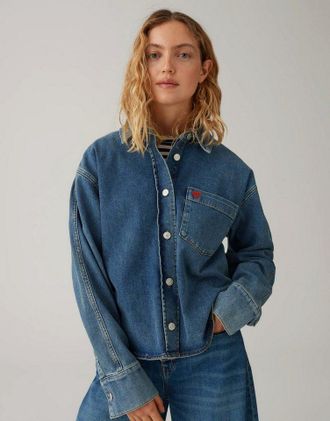 OPUS Langarmbluse Bluse Falentine