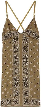 Palm Angels Knielanges Kleid - Dunkelgrün