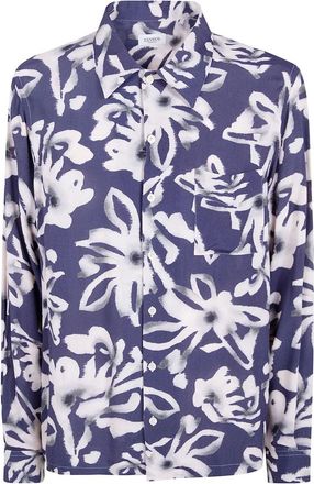 Laneus Homme, Chemises, Bleu, Taille: L Boxy Fit Shirt