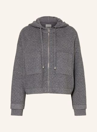 Sandro Sandro Strickjacke Mit Schmucksteinen grau