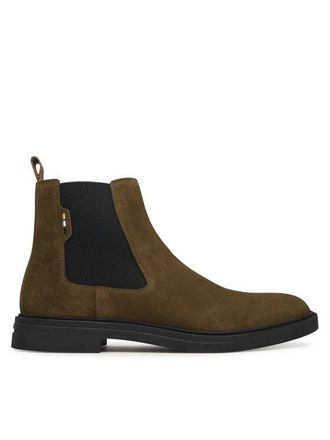 HUGO BOSS Klassische Stiefeletten Calev 50552528 Khakifarben