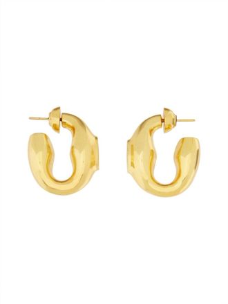 Patou Gold Signet Signet Earrings - Gold