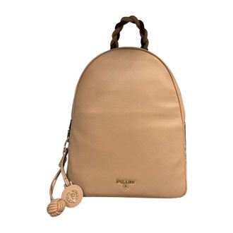 Pollini Femme, Sacs, Beige, Taille: ONE Size Backpack