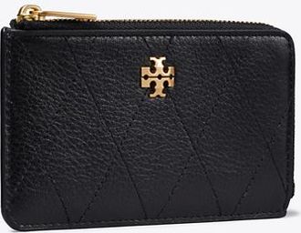 Tory Burch Gestepptes Charlie Kartenetui mit Rei&szlig;verschluss