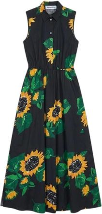 Moschino Femme, Robes, Multicolore, Taille: 38 FR Abito lungo stampa girasoli