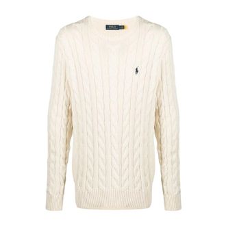 Polo Ralph Lauren Zopfmuster-Pullover - - Knitwear - Herren - Wei&szlig; - XL