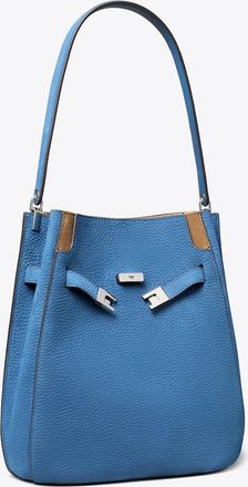 Tory Burch Lee Radziwill Bucket Bag aus Nubukleder