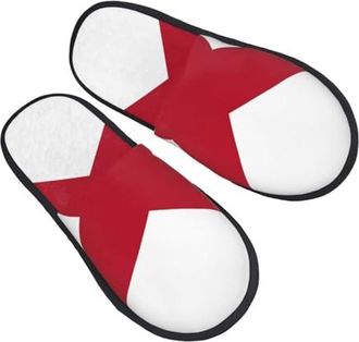 Generic Drapeau De L&Eacute;tat DAlabama Unisexe Chaussons Doux Chaussures De Maison Confortable Pantoufles Pour Automne Ext&eacute;rieur Int&eacute;rieur M
