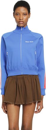 Miu Miu Technical Jersey Track jacket