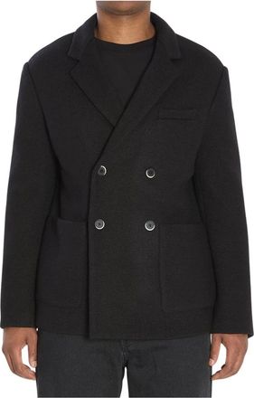 Barena Homme, Vestes, Noir, Taille: XL Blazer crois&eacute; en maille