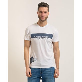 Yes-Zee T-shirt homme col rond en coton