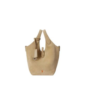 Polo Ralph Lauren Femme, Sacs, Beige, Taille: ONE Size Petit Sac &agrave; main