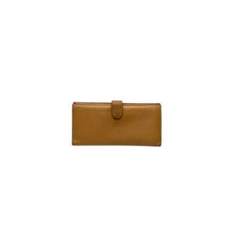 Loewe Portefeuille en cuir Pre-owned - Femme - Pre-owned - Jaune - Taille: ONE Size