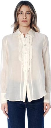 Shaft Femme, Blouses et Chemises, Beige, Taille: 42 FR Camicia Gale