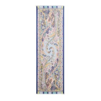 Etro Femme, Accessoires, Multicolore, Taille: ONE Size Foulard en soie &agrave; imprim&eacute; cachemire