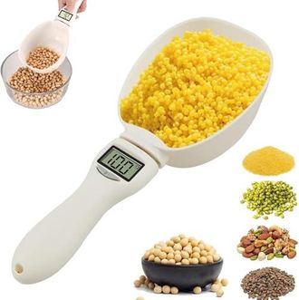 Generic Balance de Cuill&egrave;re &Agrave; Mesurer Num&eacute;rique, Cuill&egrave;re de Pes&eacute;e &Eacute;lectronique avec &Eacute;cran Lcd, 5 Unit&eacute;s de Mesure (G/ml/tasse), Cuill&egrave;re &Agrave; Mesurer de Pr&eacute;cisi