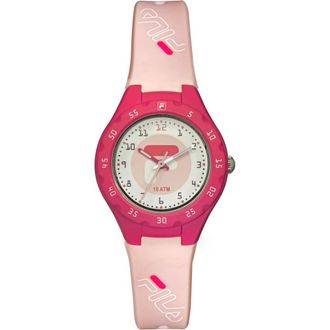 Fila Homme, Accessoires, Rose, Taille: ONE Size Montre Unisexe pour Enfants Filakids 30 mm Bracelet en Silicone 38-204