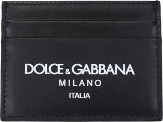 Dolce & Gabbana Porte-documents Homme Cuir Noir/Blanc