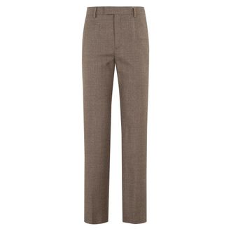 Maison Margiela Sandfarbene Hose mit Schr&auml;gen Taschen - - Trousers - Damen - Braun - 2XS