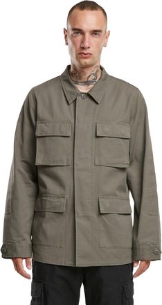 Brandit US BDU TWILL JACKE ARMY JACKET KAMPFJACKE ARMEE FELDJACKE FREIZEITJACKE, Größe:XS, Farbe:Oliv