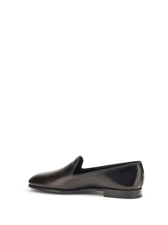 Churchs Womens Loafers Reign Burgundy Calf Leather