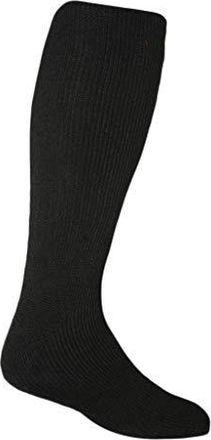 Heat Holders Homme Hautes Longues Polaire Hiver Chaudes Thermiques Chaussettes (43/50, Black)