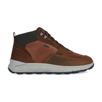Geox Braune Leder Stiefeletten - - Shoes - Herren - Braun - 41 EU