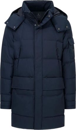 Boggi Milano doudoune à capuche - Bleu