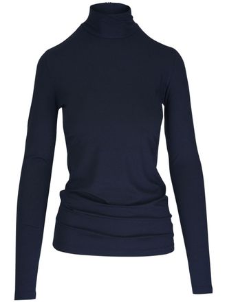 Akris Jersey-Langarmshirt - Blau