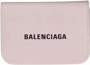 Balenciaga Portemonnaie - Compact Pink Leather Mini Wallet - Gr. unisize - in Wei&szlig; - f&uuml;r Damen