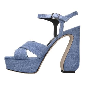 Sergio Rossi Damen, Schuhe, Blau, 40 EUGr&ouml;&szlig;e