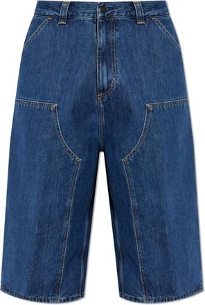 Carhartt Work in Progress Homme, Shorts, Bleu, Taille: M OG Double Knee Long Shorts