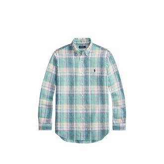 Polo Ralph Lauren Chemise col am&eacute;ricain &agrave; carreaux en coton