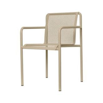 Ferm Living Fauteuil de repas Dapple - Beige - Acier galvanisé thermolaqué - Designer Says Who