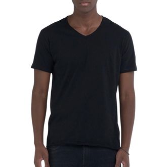 Replay Herren T-Shirt Kurzarm mit V-Ausschnitt, Schwarz (Black 098), XS