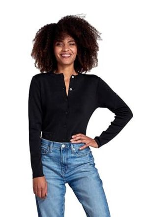 Armor Lux Cardigan uni col Rond à Boutons