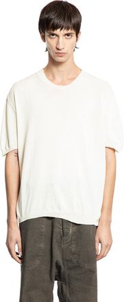 Uma Wang Short Sleeve Top in Lightweight Cotton Knit